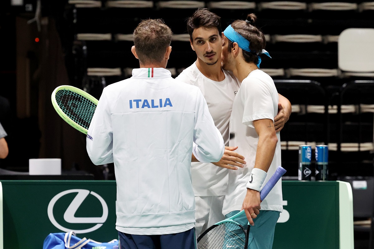 Coppa Davis, Musetti e Sonego pronti al debutto: l'allenamento di oggi