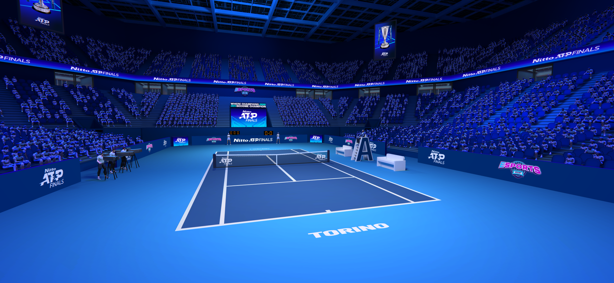 Nitto ATP Finals eSeries, oggi il gran finale alla Inalpi Arena